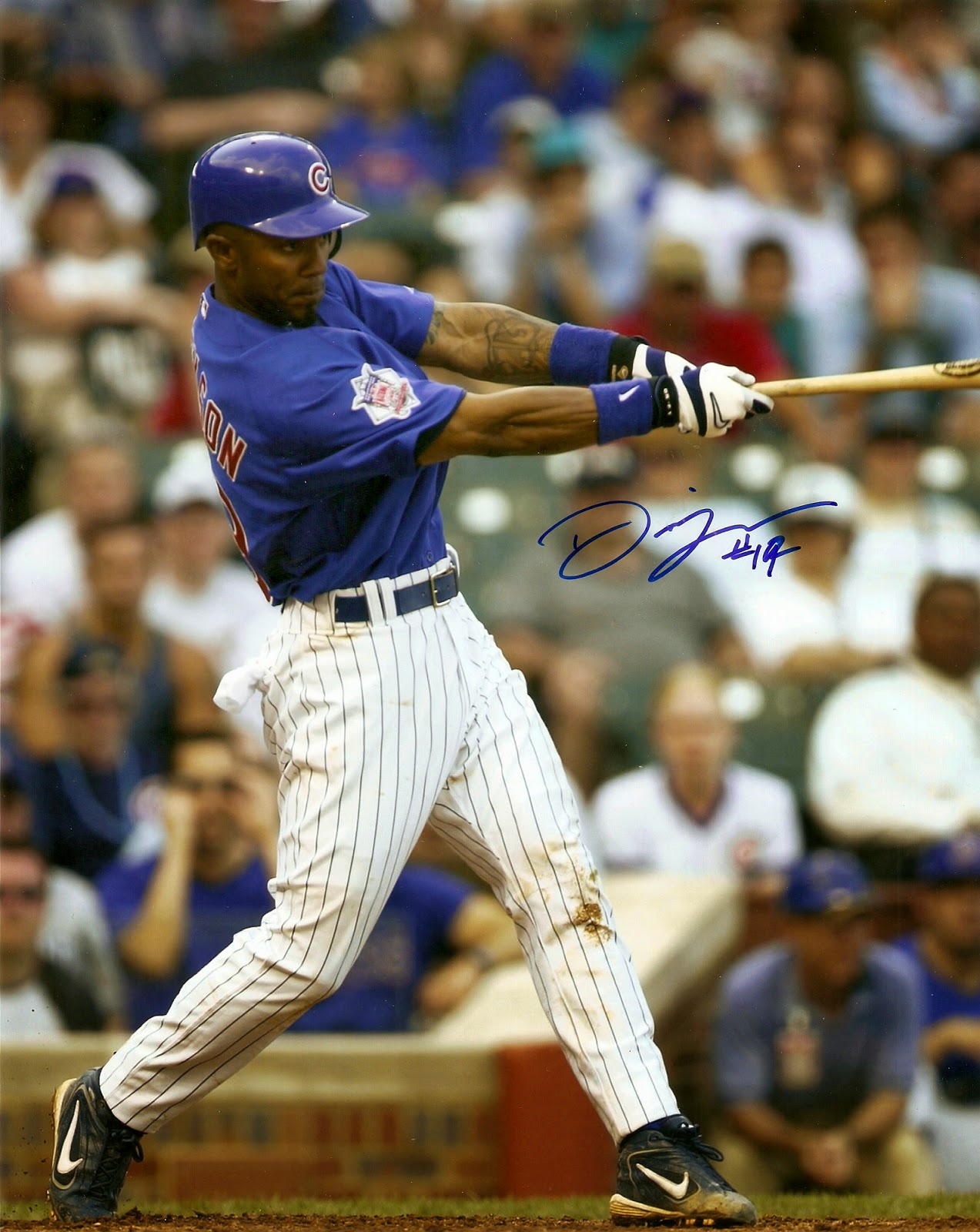 Not Pulled From Packs: Autographed 8x10s of Damian Jackson and Eric Plunk