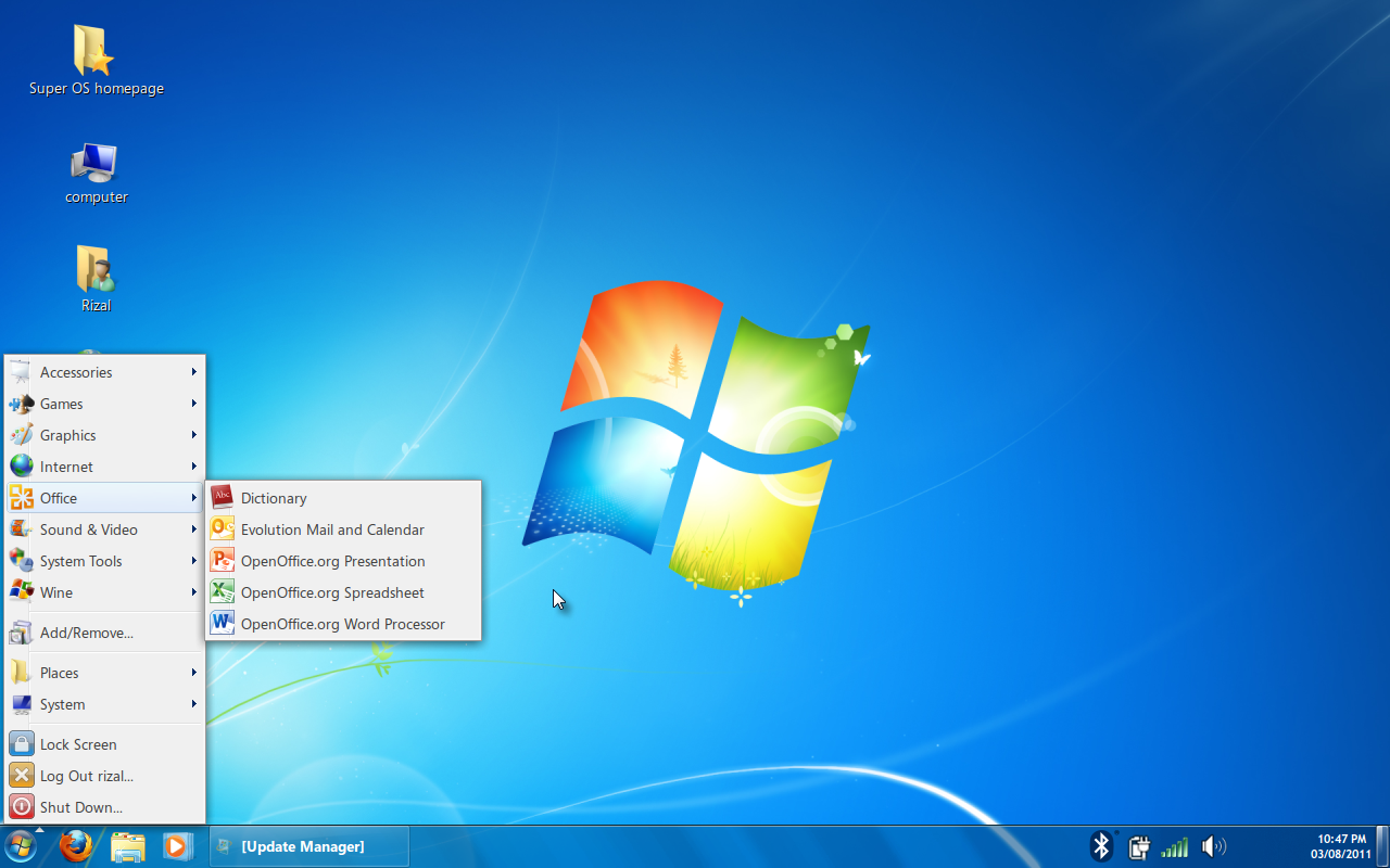 Forshareall Blog Linux Like Window Seven