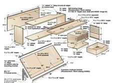Drawing Table Design Plans - Pantry Ideas
