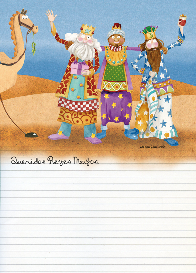 Cuaderno de viaje: Queridos Reyes Magos...