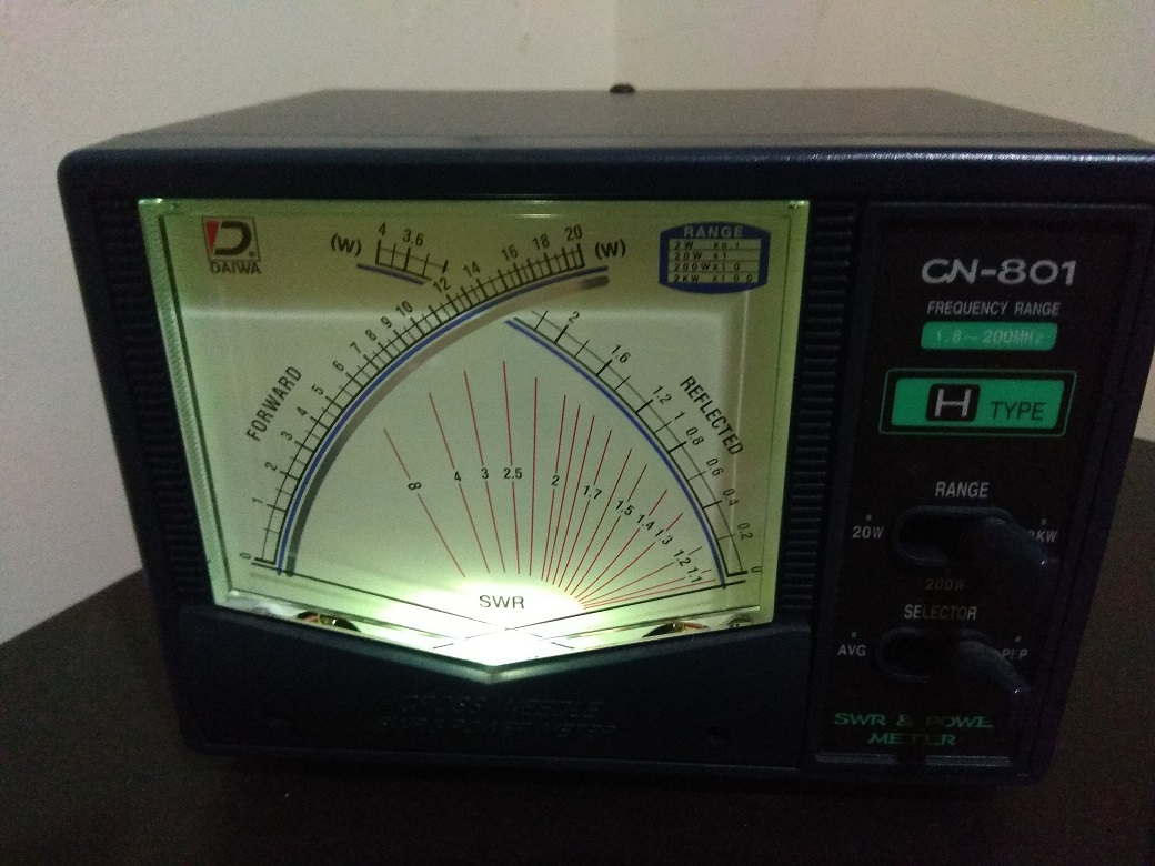Gromikom Radio: Daiwa SWR & Power Meter CN-801 Type "H" SN#1503