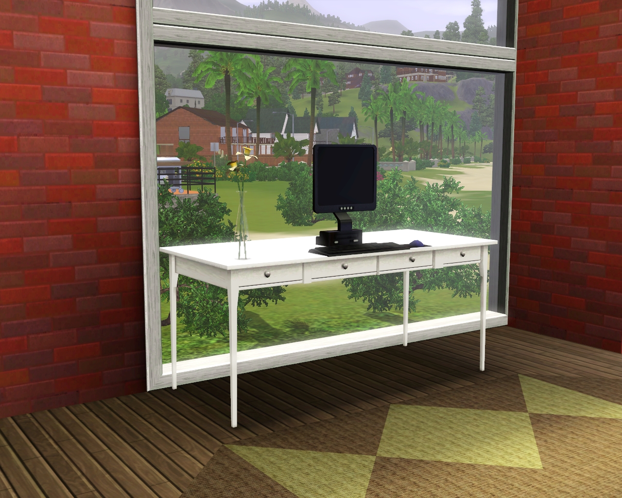 TheNinthWaveSims: The Sims 3 - My HEMNES desk add on for The Sims 3