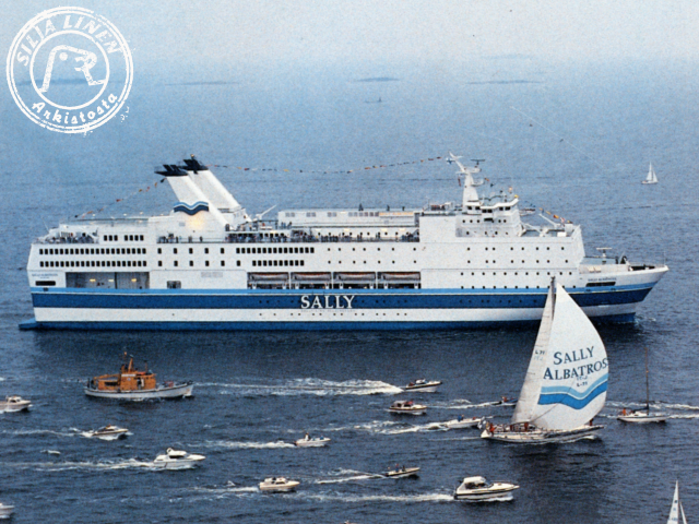 Merellä @ www.valkeatlaivat.net : Sally Line - m/s Sally Albatross