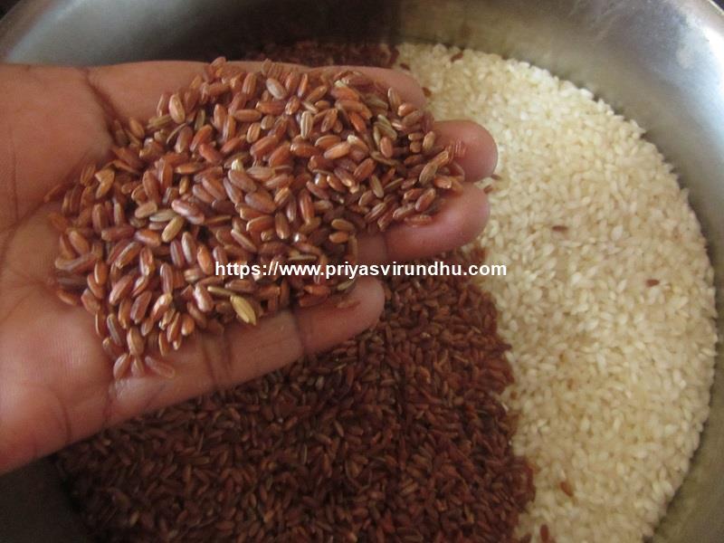 Priya's Virundhu: Red Rice Idli /Sivappu Arisi Idli /Healthy Red Rice ...
