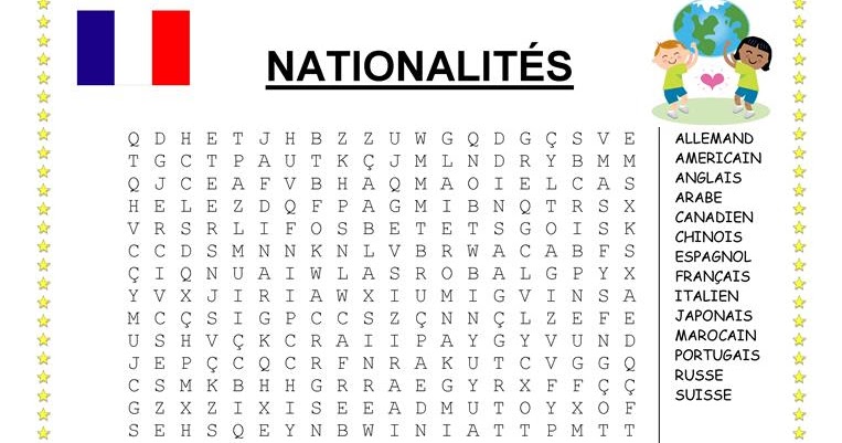 J'aime SEK: les nationalités