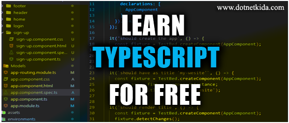 Free Sources to Learn TYPESCRIPT ~ DotNetKida