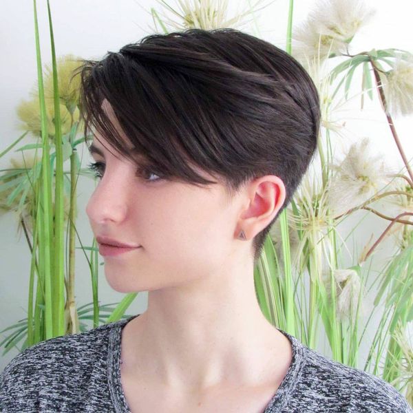 Village Barber Stories: Long to short pixie boy cut hair style