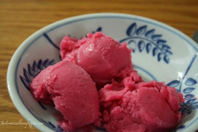 Just Some Salt and Pepper: Cranberry Sorbet