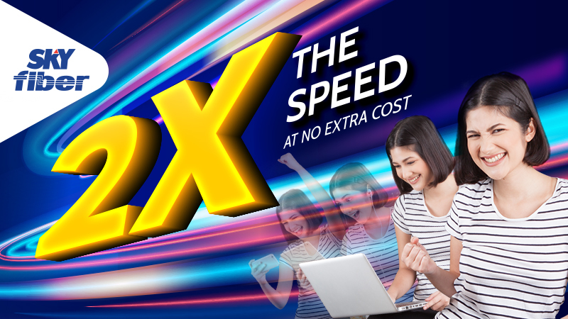 SKY doubles internet speeds of up to 100 Mbps for new subscribers