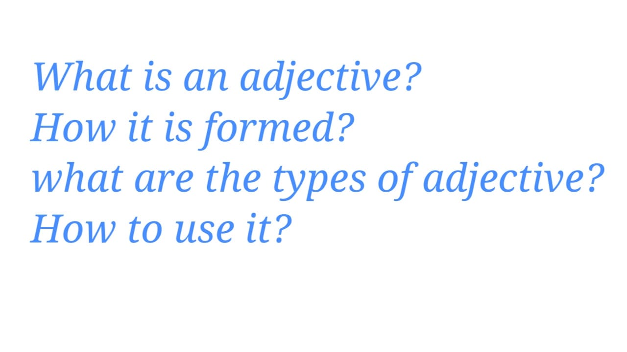 Adjective