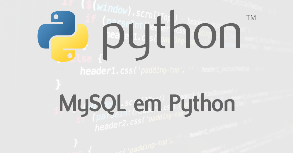 Mysql Em Python ~ Acervo Lima