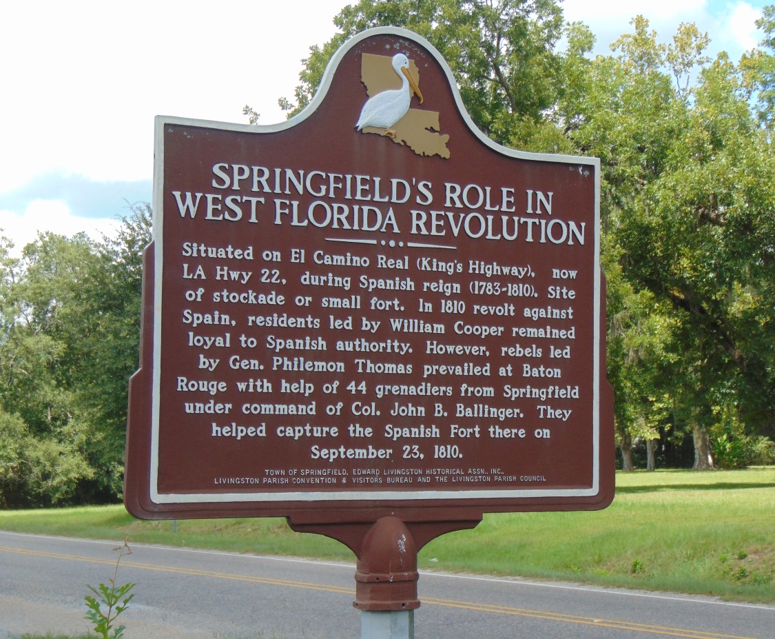 Donald J. Sharp History Blog: Springfield's Role In the West Florida ...