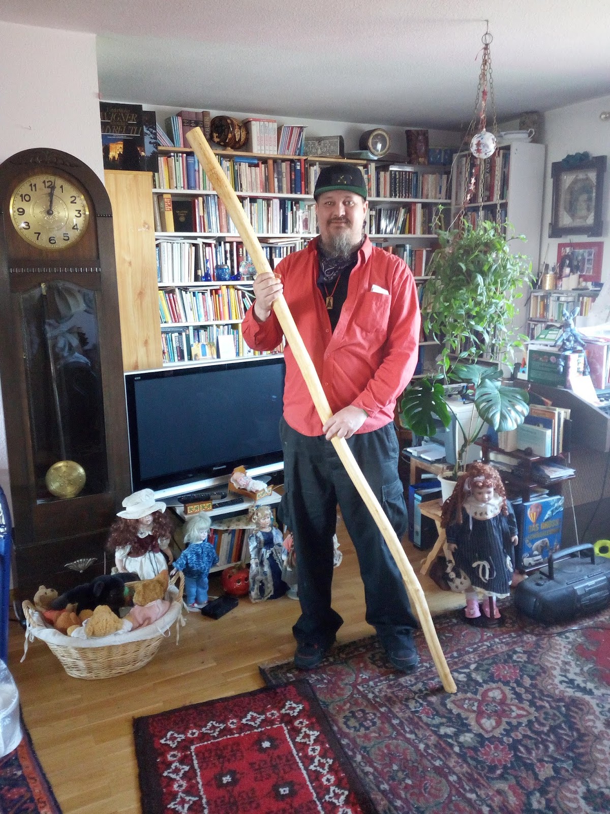 Wanderstab - Holzarbeit und Natur - Selber machen Anleitung - Selbst ...