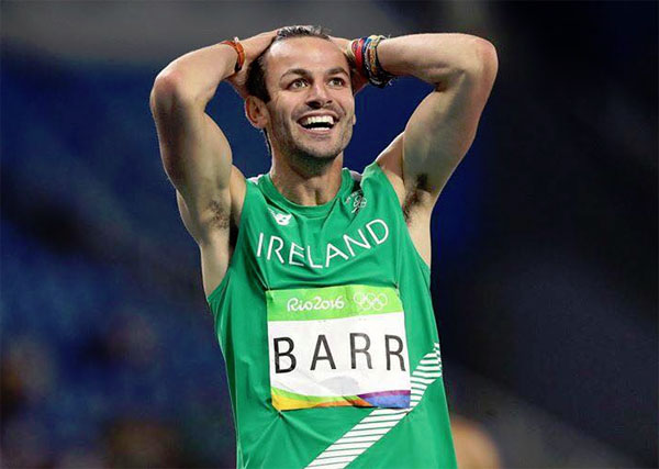Thomas Barr wins Semi-Final of 400m Hurdles in Rio