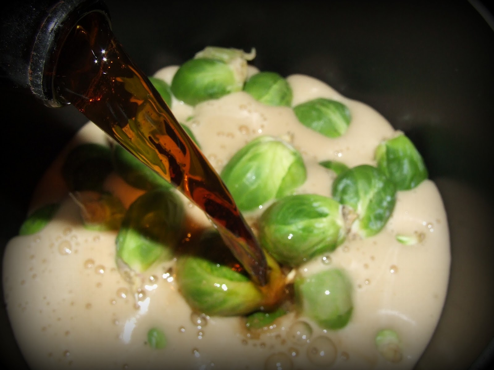 Bräuista: Cooking with beer - Nut Brown Ale Brussels Sprouts