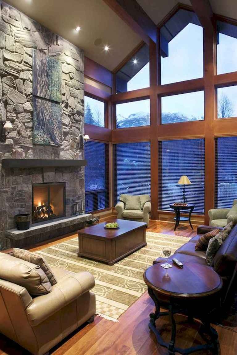 50 Exotic Traditional Fireplace Cabin To Create A Romantic Atmosphere ...