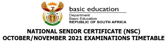 Physical and Technical Sciences - Free State: Updated: NSC Timetable ...