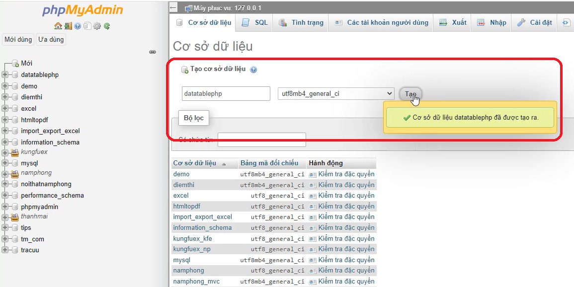 Cách tạo bảng DataTable trong PHP - dùng jQuery và Boostrap 4 ...
