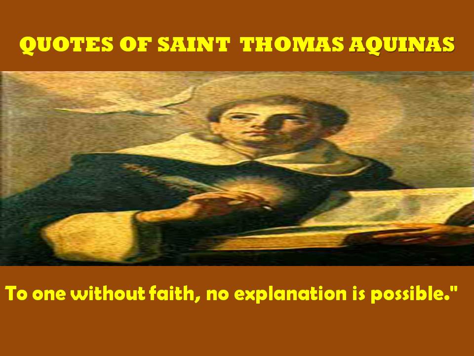 Top 10 #Quotes of St. Thomas Aquinas to SHARE - these might help your Life!