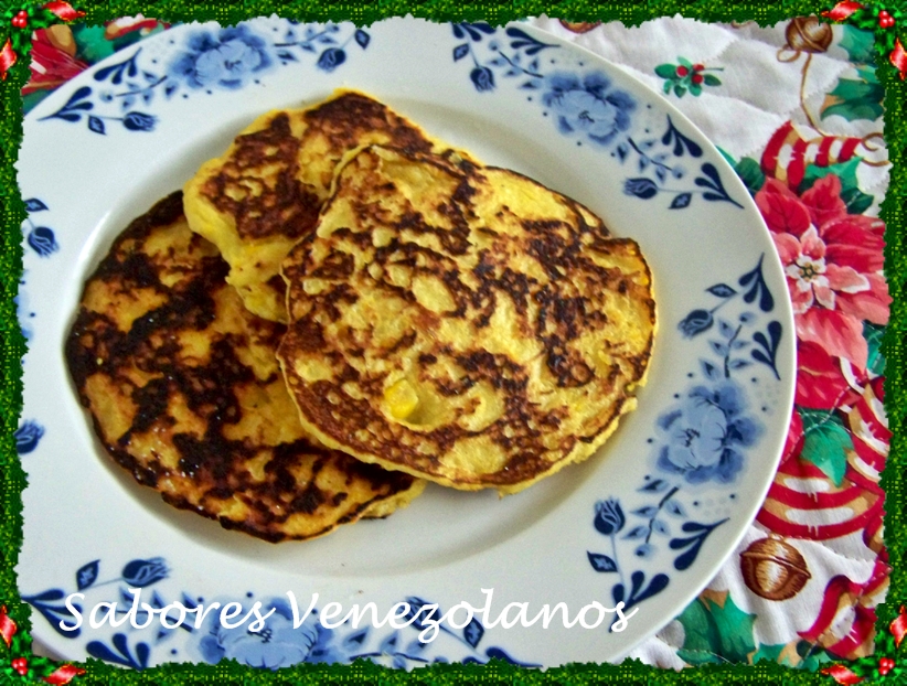 Sabores Venezolanos: Cachapas de Maiz Dulce Dorado y Harina Pan