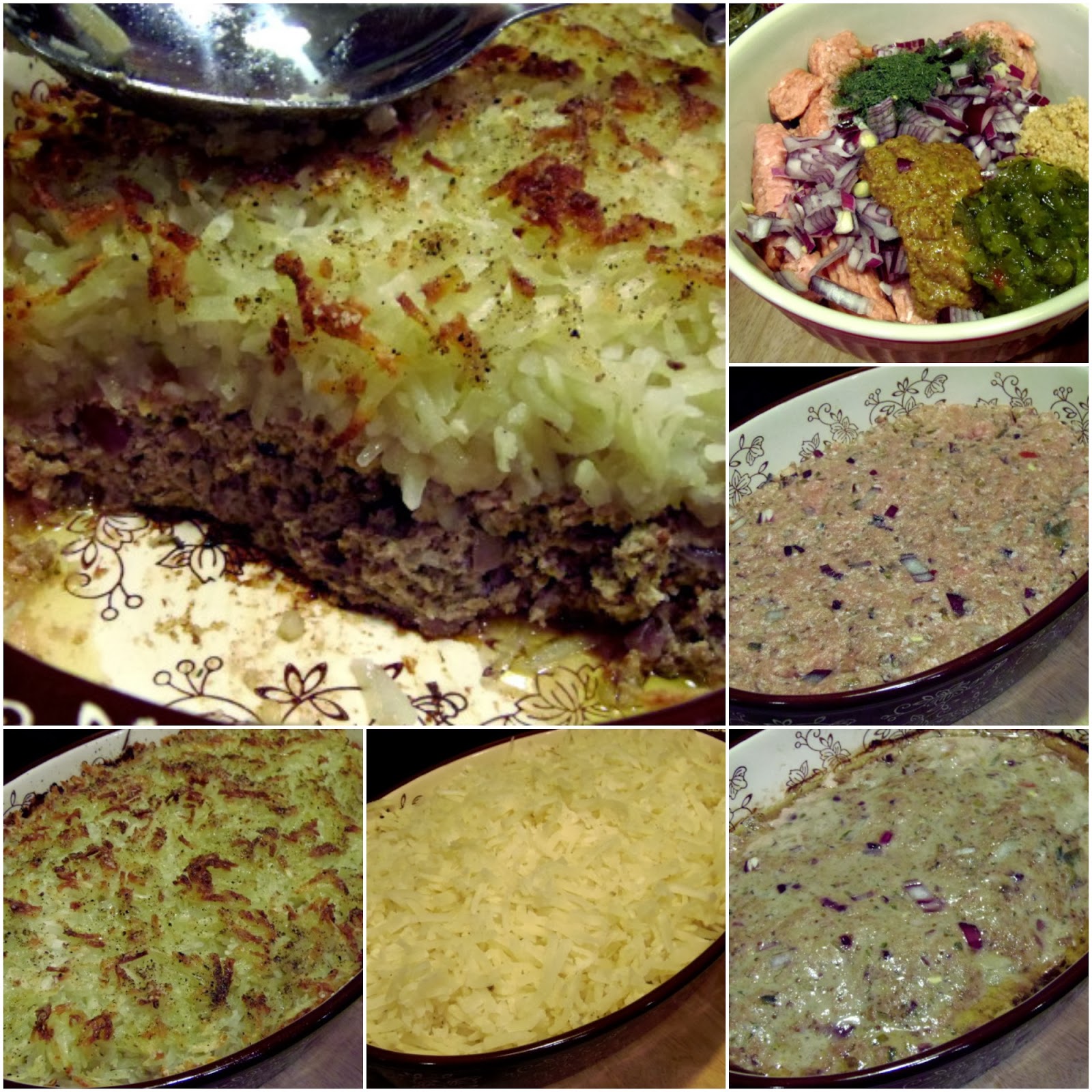 Kudos Kitchen By Renee: Easy Turkey Meatloaf with Hash Brown Topping