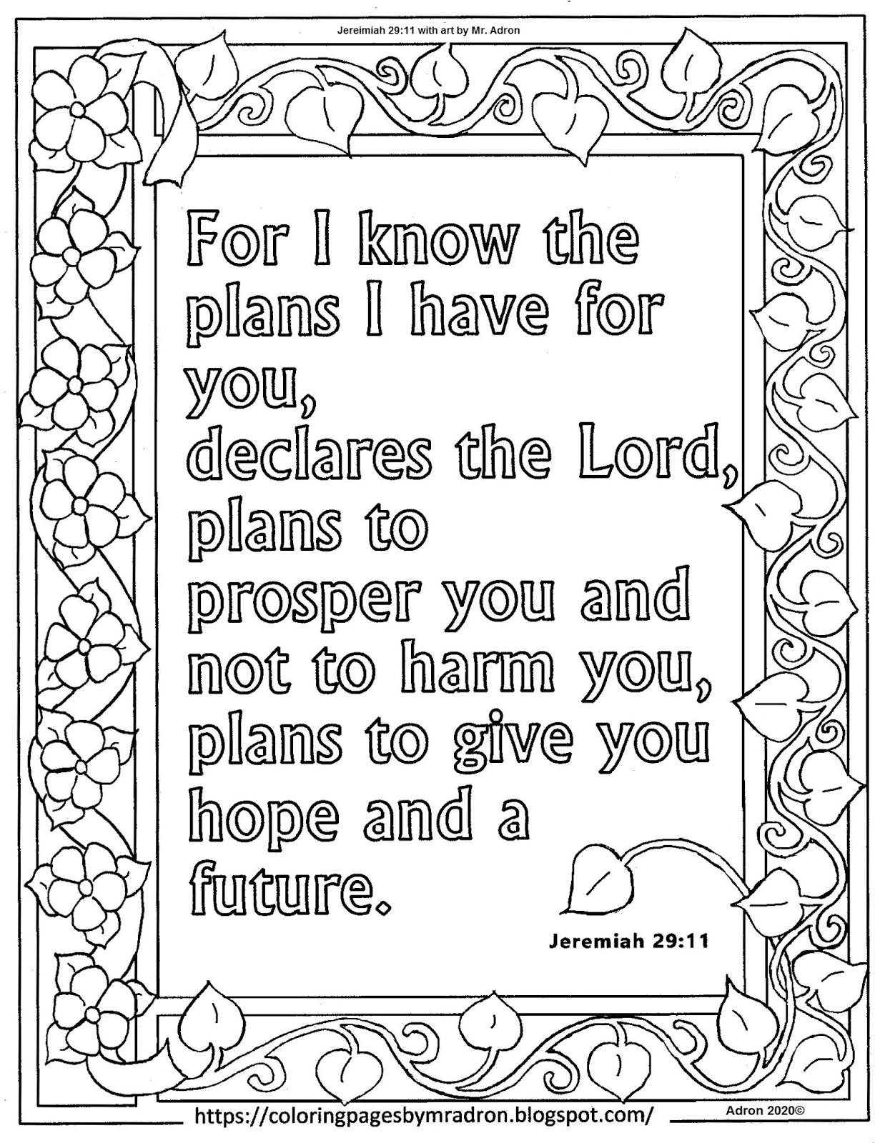 Coloring Pages for Kids by Mr. Adron: Free Print and Color Page With ...