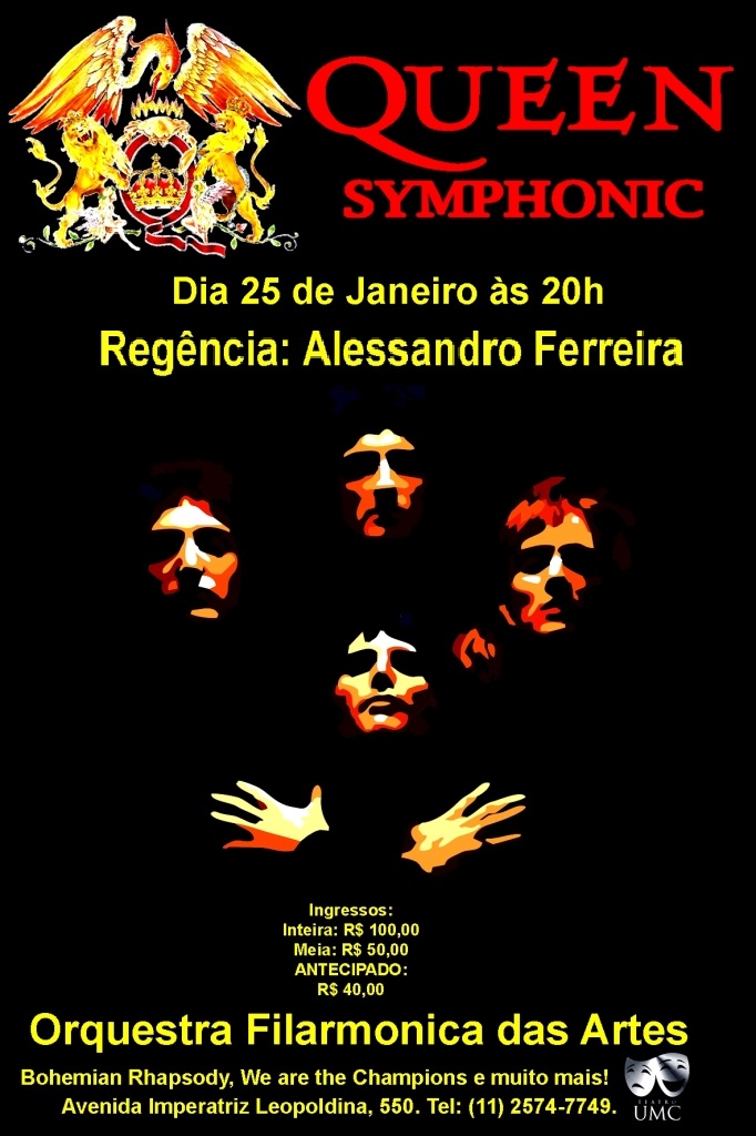 Queen Symphonic, as musicas da banda QUEEN com arranjos orquestrais no ...