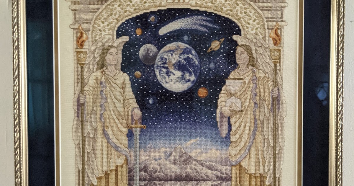 Crafting a Life: FRAMED NEEDLEWORK: "Millennium" by Teresa Wentzler