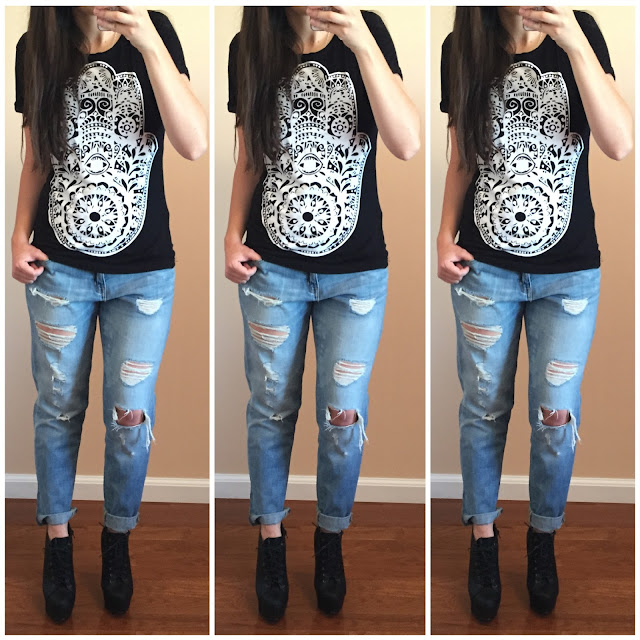 Love, Iris: 6 Ways of How I styled Target Destroyed Boyfriend Jeans