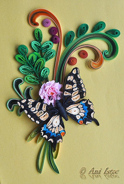 Printre hobby-uri: quilling, kusudama, origami, bijuterii handmade ...