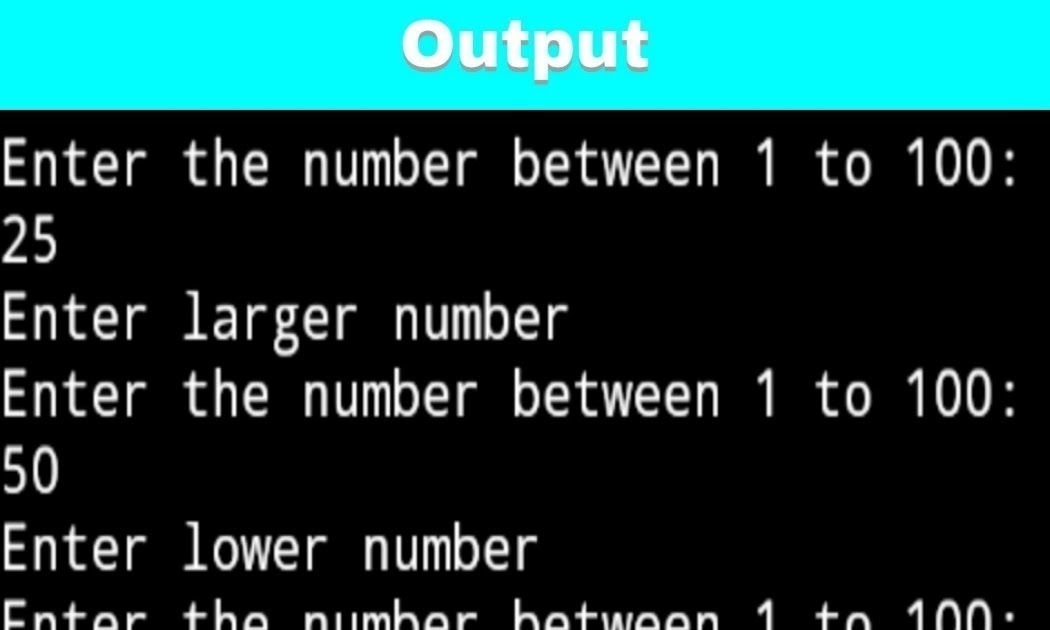 Codeforhunger Learn Coding Easily Guess The Number Game In C Project 2