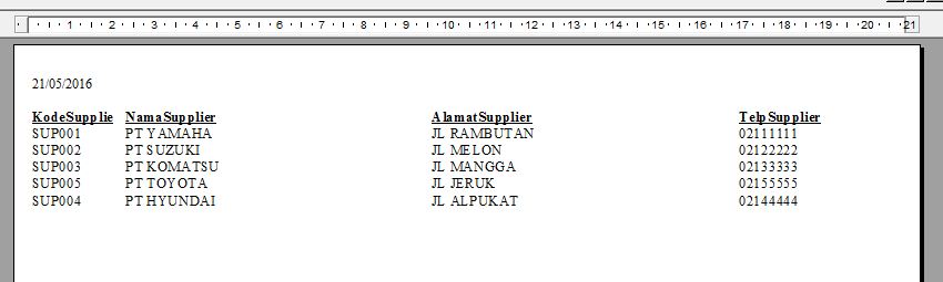 Cara Membuat Laporan Crystal Report Database Access ( .accdb )