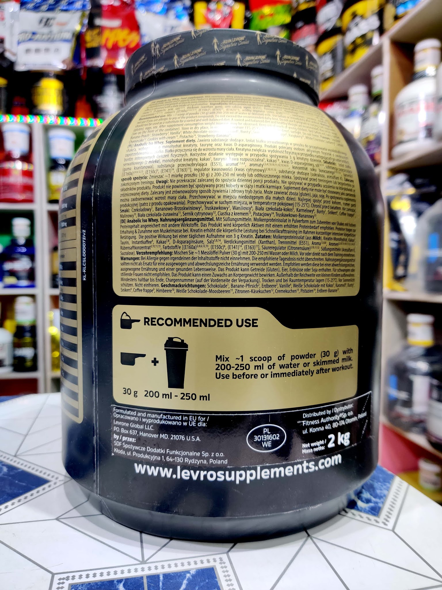 Kevin Levrone Levro ISO Whey – 2.27kg - NCRFS