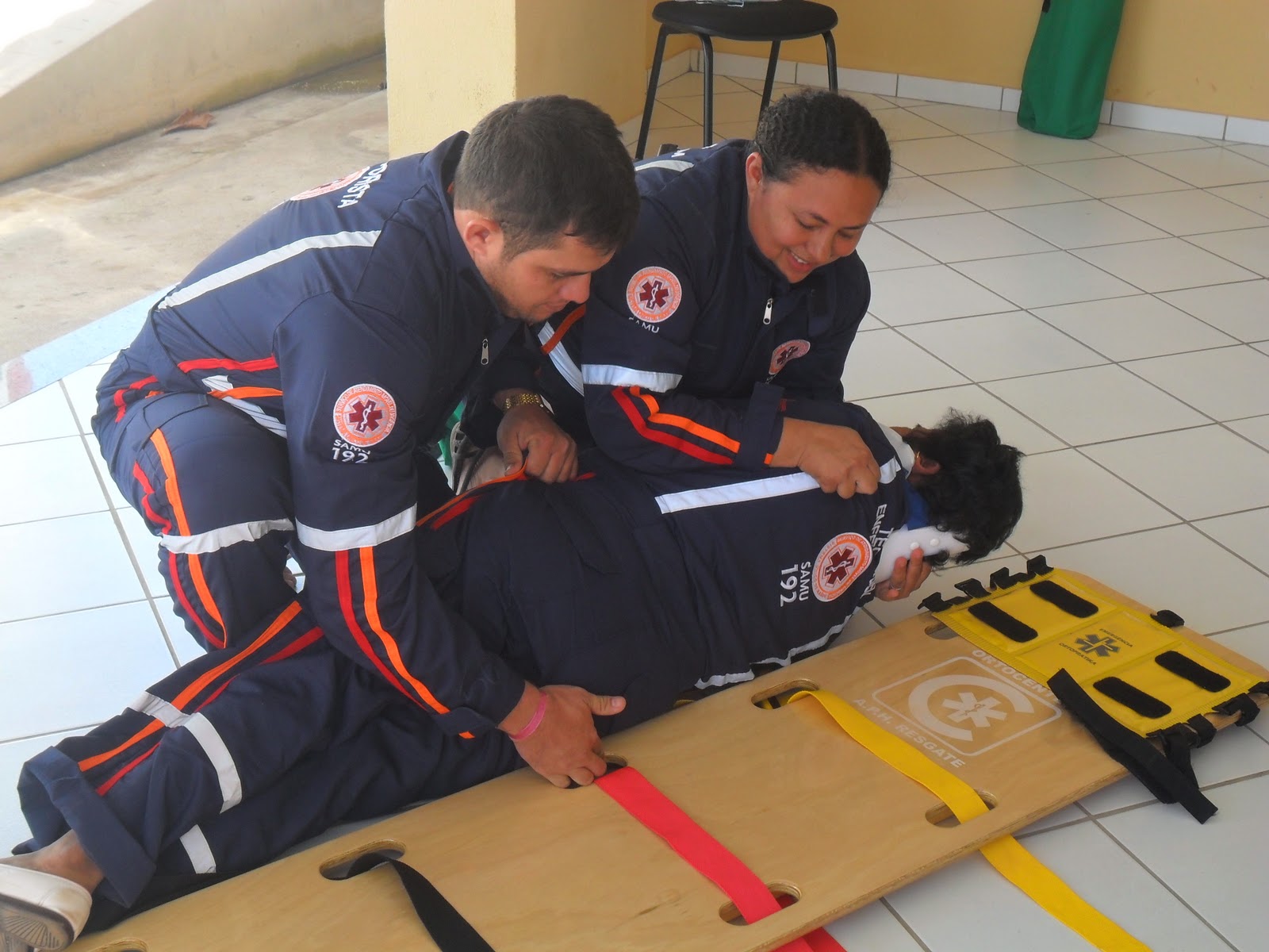 SAMU ESPERANTINA: SAMU Esperantina Realiza II Treinamento com simulado