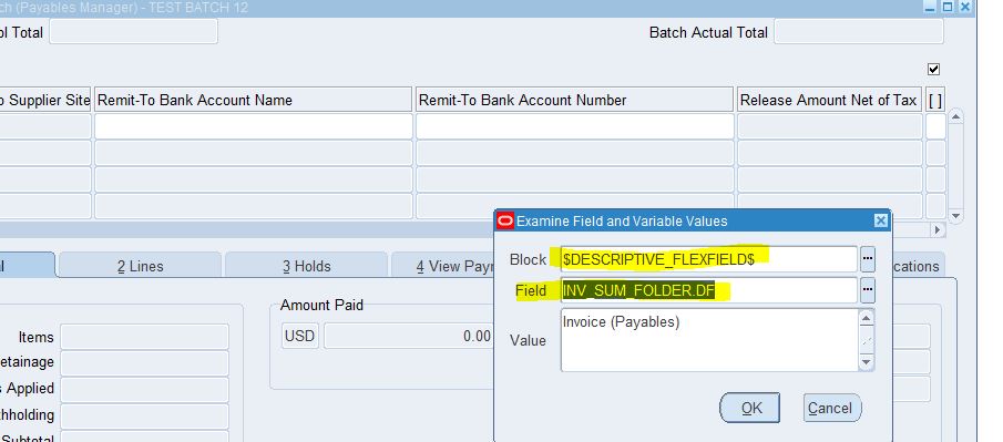 Oracle Application's Blog: Disable dff using form Personalization