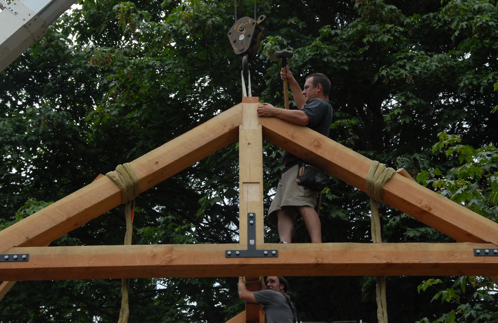 Eye On Orcas | Building a Timber Frame Homestead on Orcas Island ...