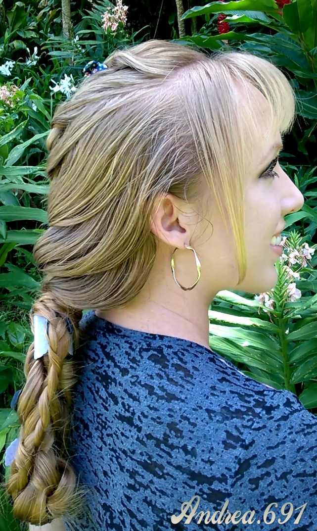 Braids & Hairstyles for Super Long Hair: Wrap-around French braid