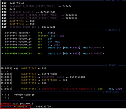Assignment #5: Analyze thee shellcode samples generated from msfvenom