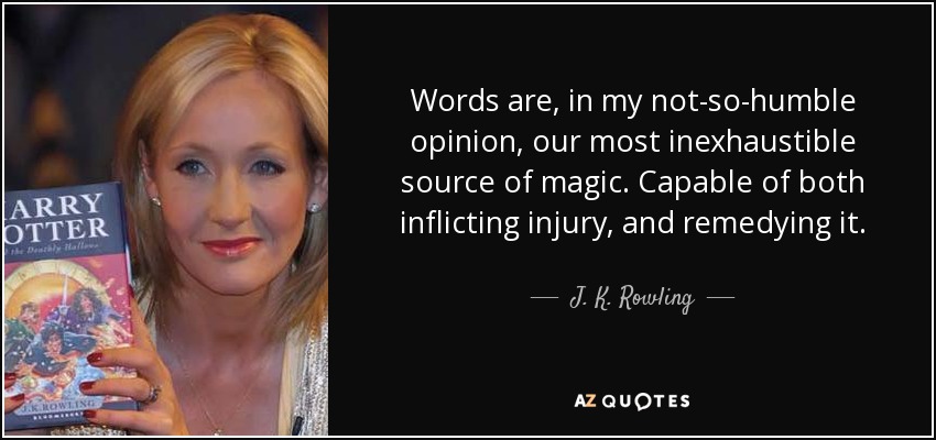 Alfonzo Words: J.K Rowling - 5 Lessons You Taught Me