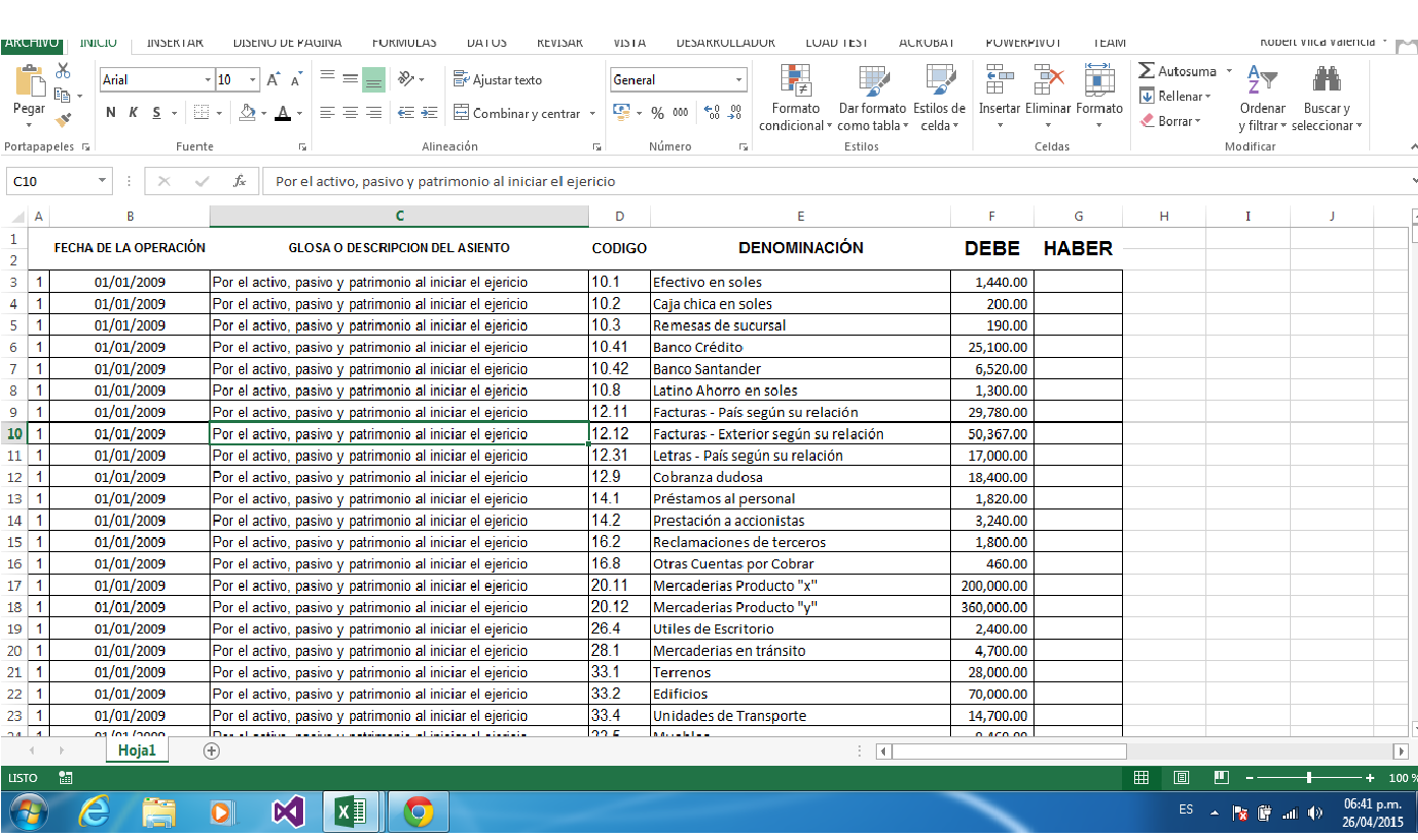 Plantilla De Asientos Contables Excel Actualizado Julio 2023 - Vrogue