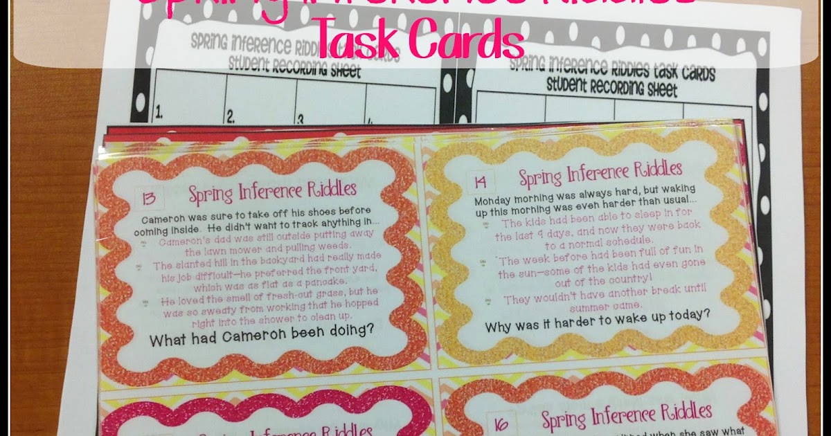 Task Card Corner: Student Created Task Cards for Assessment