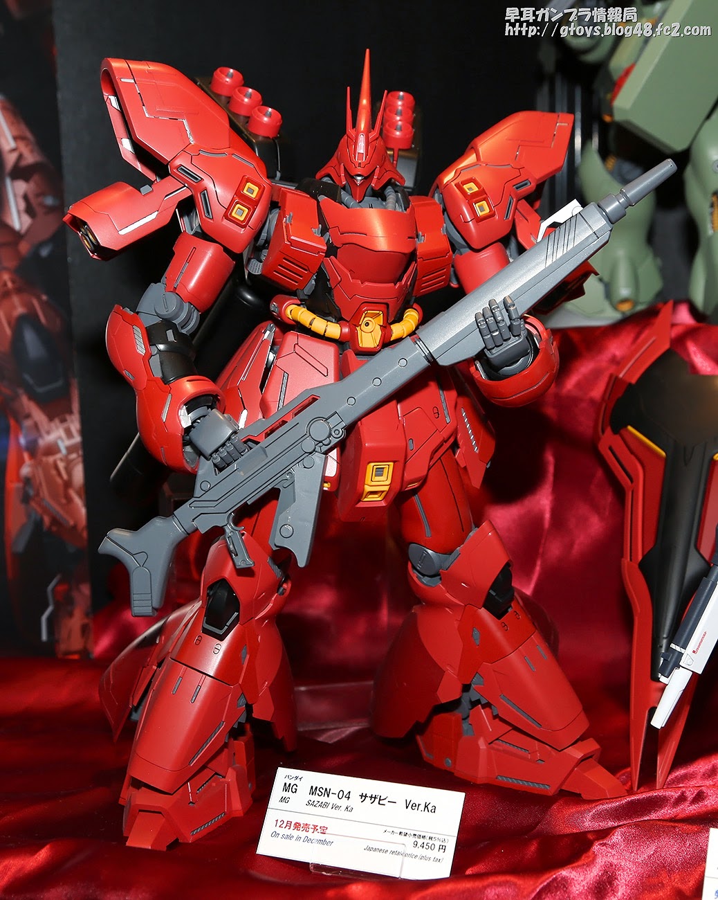 GUNDAM GUY: MG 1/100 Sazabi Ver Ka - On Display @ 53rd All Japan Model ...