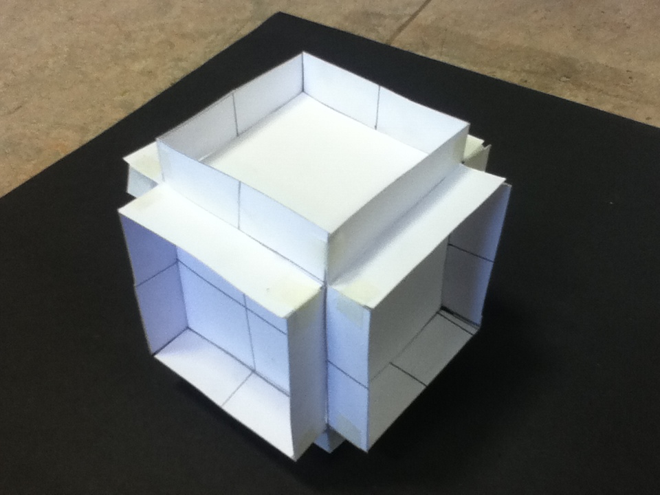 Ian Buckley : Makets for the 5 way perception cube