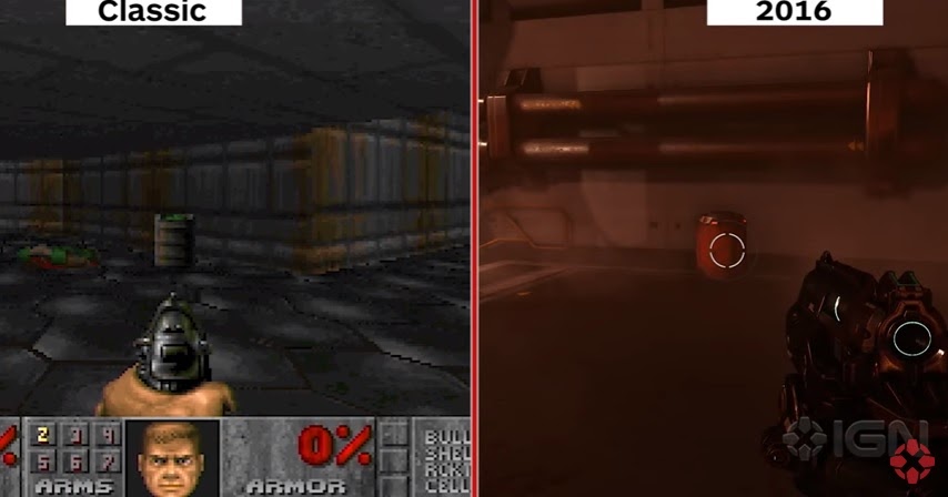 Doom 1996 vs Doom 2016 - 20 anos de evolução nos gráficos | Aberto até ...