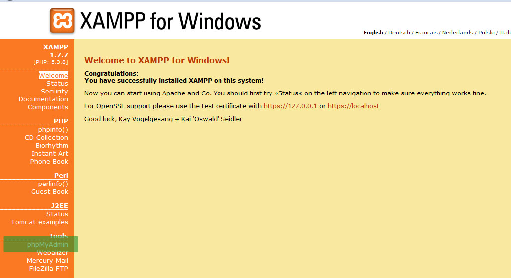 install wordpress di localhost xampp | blogancha