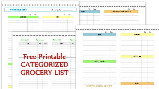 My Indian Version Monthly Grocery List my-indian-version-monthly-grocery-list
