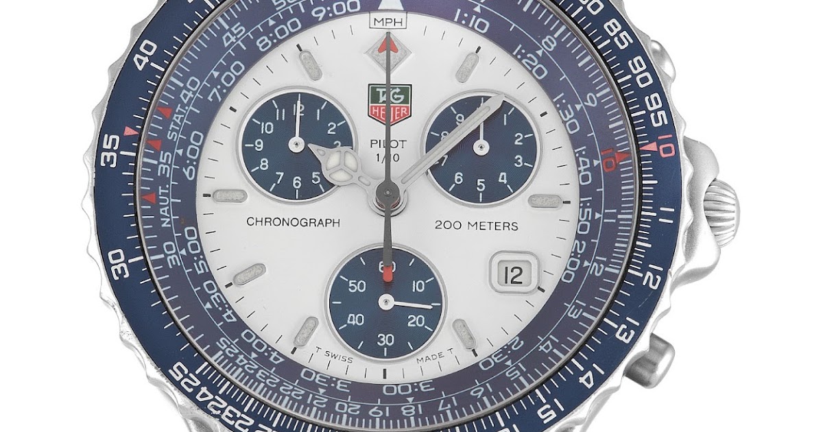 TAG HEUER ENTHUSIAST: OWNED: TAG Heuer Pilot Quartz Chronograph