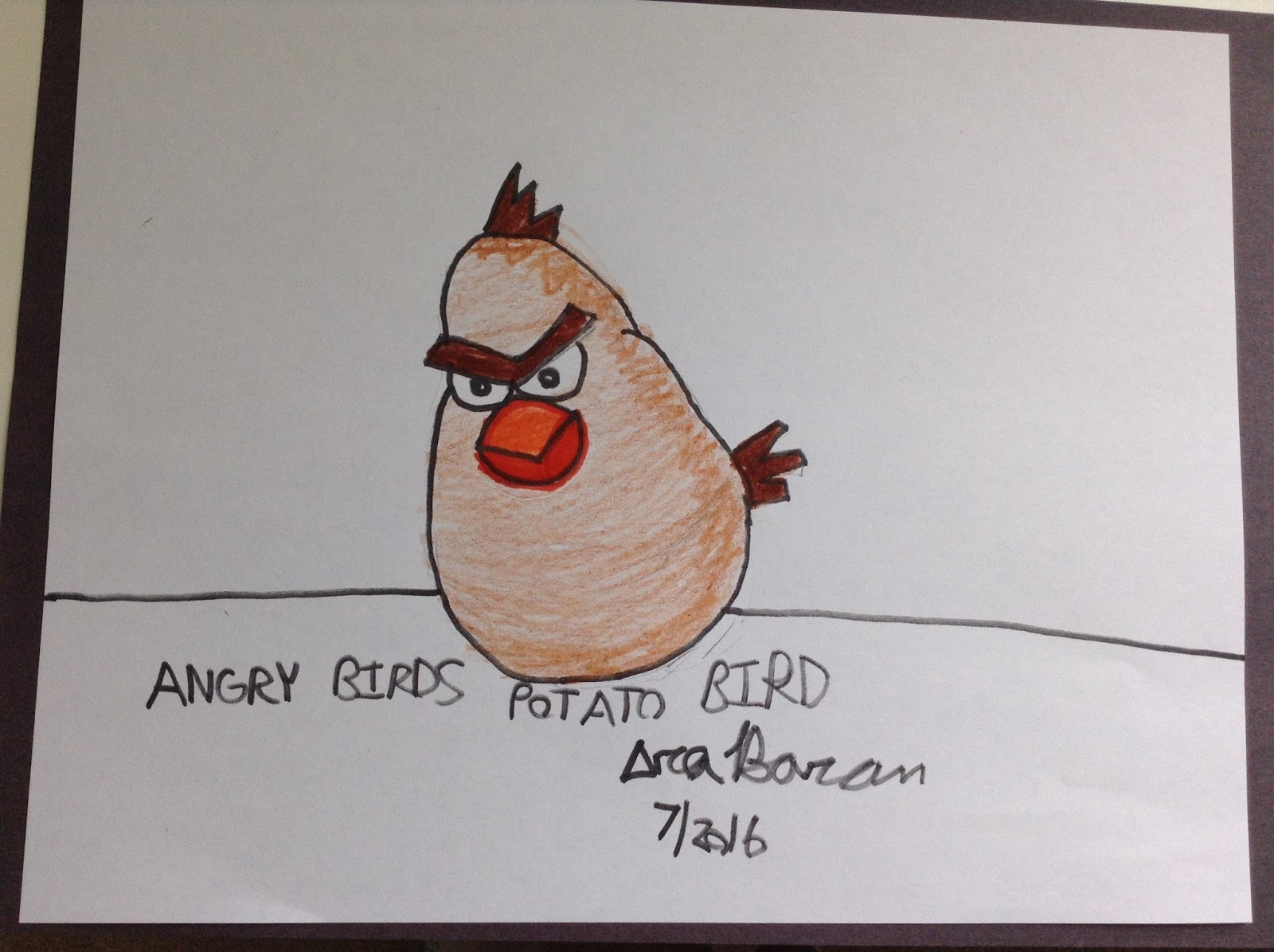 TTHT Blog Drawing Request #1: Angry Birds Potato Bird! + List of ...