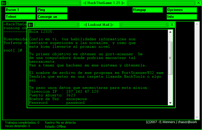 Hack: The Game [Español] ~ Tutoriales Hacking