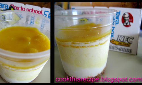 Cook this Recipe: KFC Streetwise Spoonfuls: Mango Cheescake